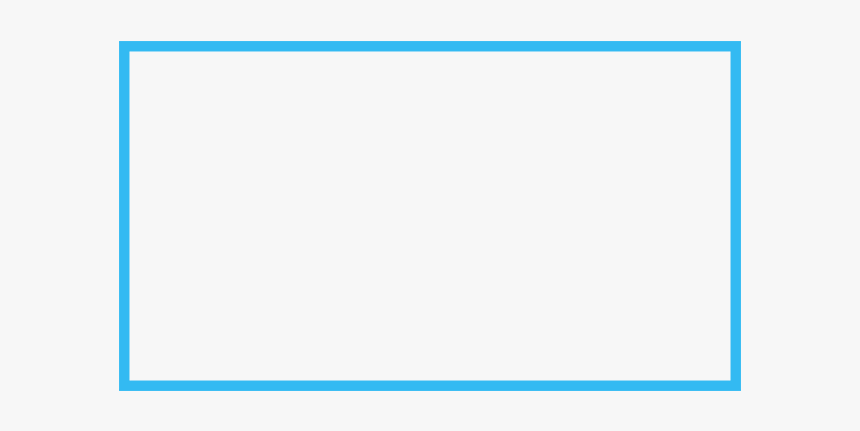 Simple Light Blue Webcam Overlay - Paper Product, HD Png Download ...