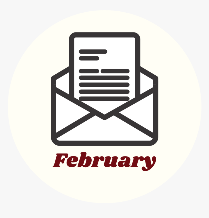 Feb Button - Open Envelope Icon, HD Png Download , Transparent Png ...
