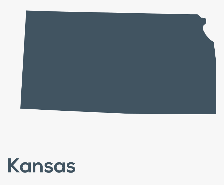 U - S - States - Shapes And Names - Kansas - Clipart - Parallel, HD Png ...