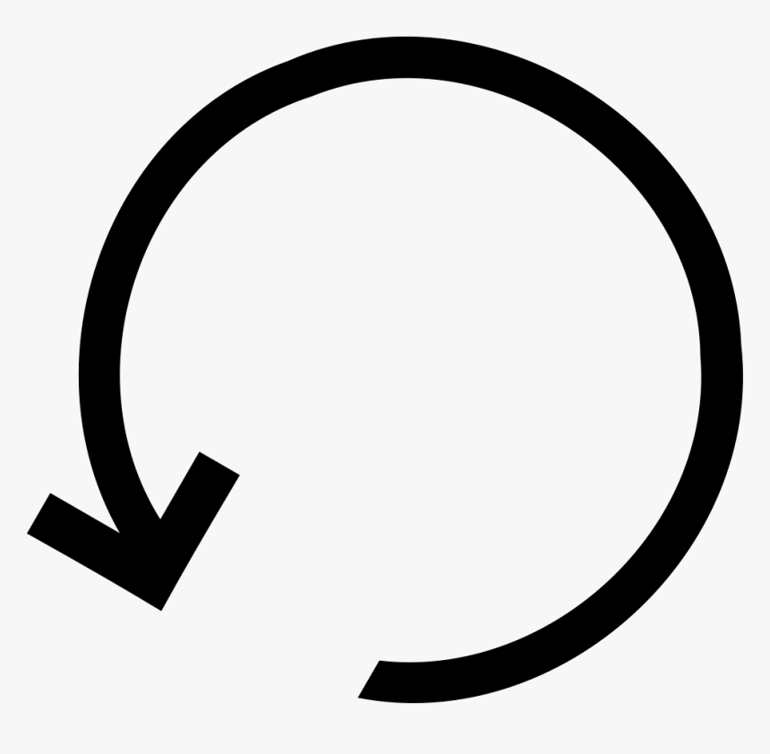 Restart Outline Button Png , Transparent Cartoons - Restart Outline ...