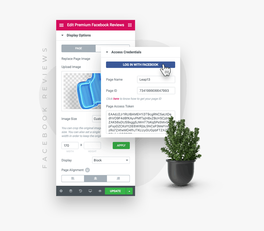 Facebook Reviews Elementor, HD Png Download , Transparent Png Image ...