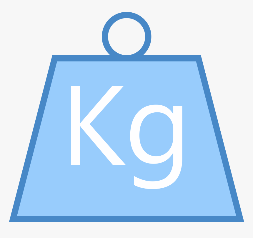 This Is An Icon Symbolizing A Heavy Weight - Icon For Weight Blue, HD ...