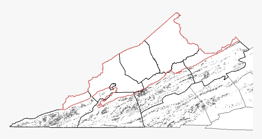 Karst Topography Is Common In The Valley And Ridge - Map, HD Png ...