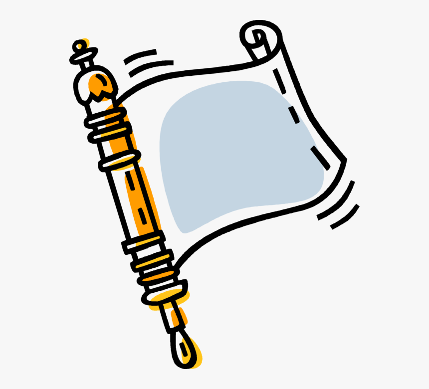 Vector Illustration Of Jewish Hebrew Sefer Torah Scroll - Clip Art, HD ...