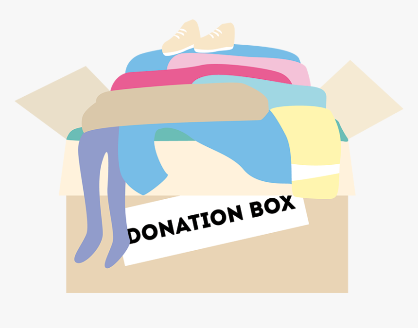 Donation Box With Clothes Vector, HD Png Download , Transparent Png ...