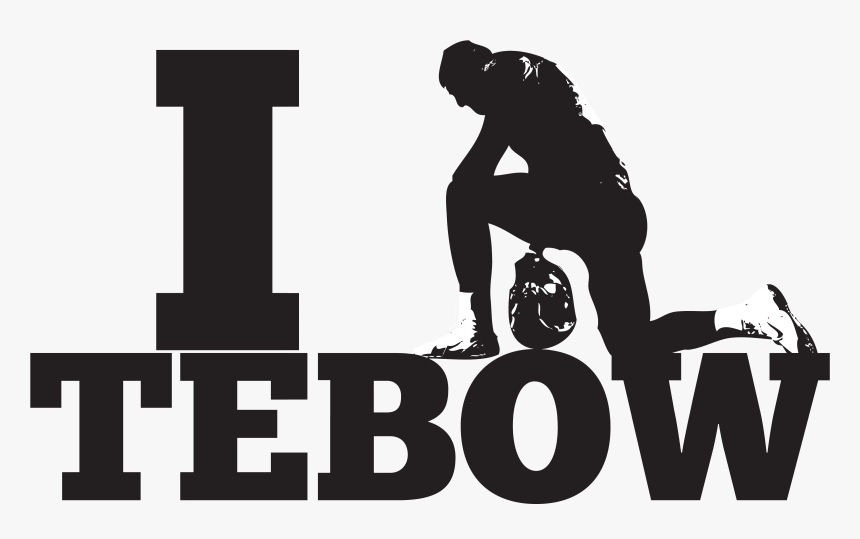 Tim Tebow Touchdown Silhouette, HD Png Download , Transparent Png Image ...