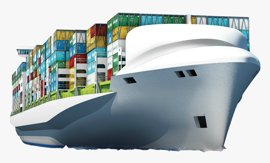 Transparent Logistics Png - Ship With Containers Png, Png Download ...