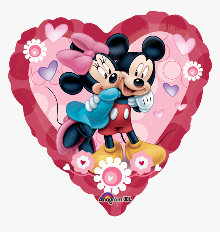 Heat Clipart 7 Heart - Minnie And Mickey Mouse Valentine, HD Png ...
