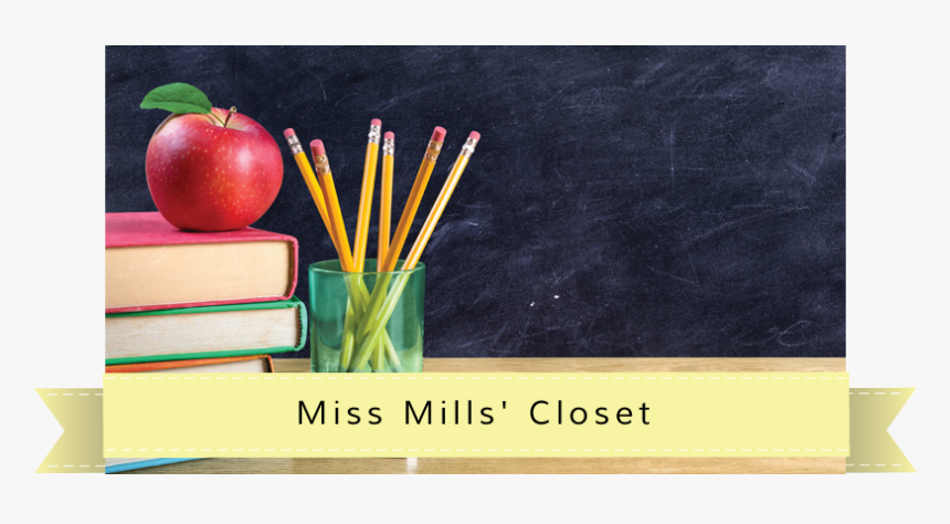 Transparent Chalk Apple Png - Teacher Apple And Pencils, Png Download ...