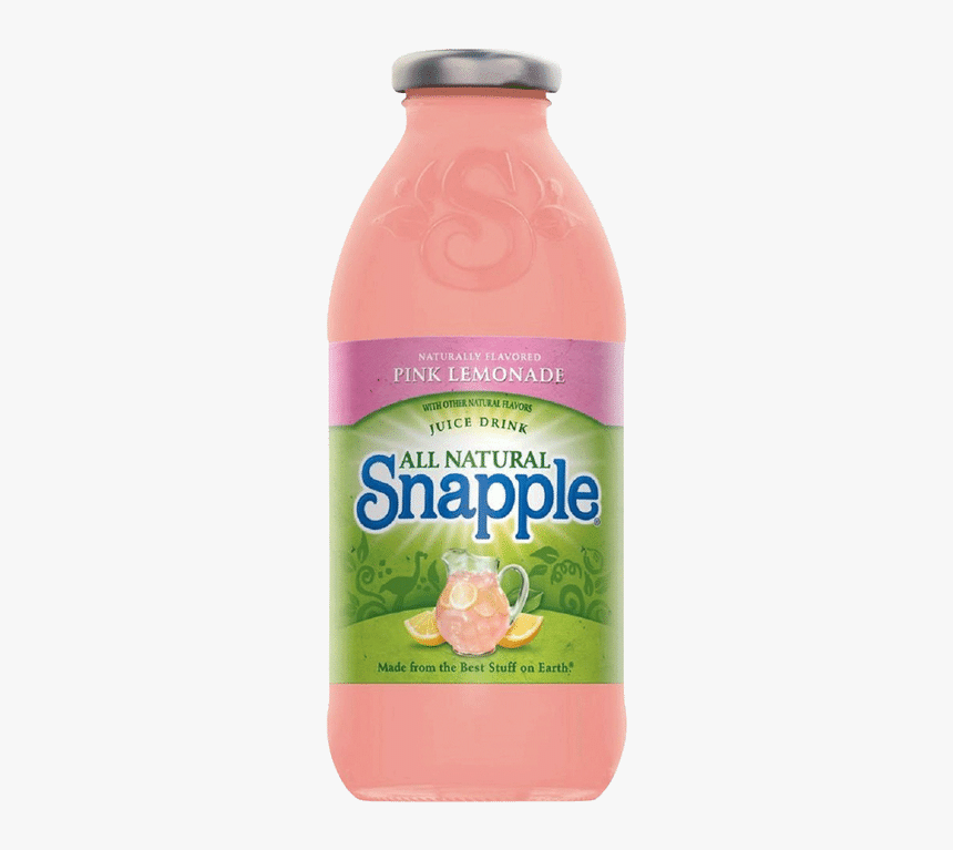 Snapple Pink Lemonade - Plastic Bottle, HD Png Download , Transparent ...