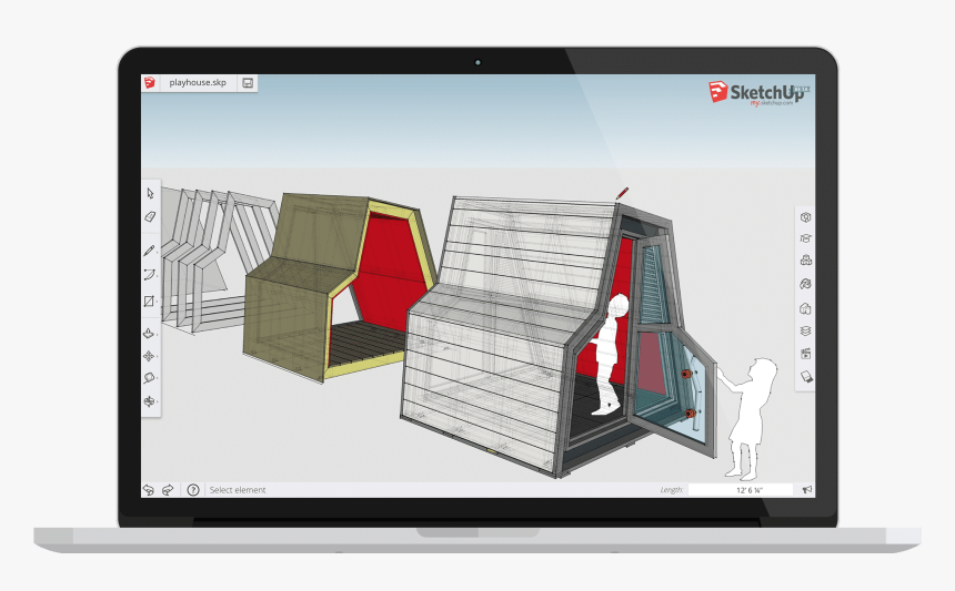 P11 Comp Design - Sketchup Application, HD Png Download , Transparent ...