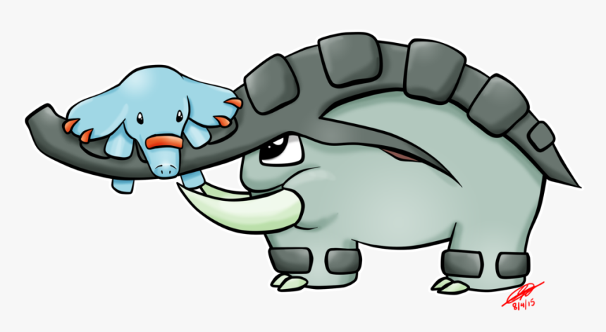 Transparent Donphan Png - Pokemon Phanpy And Donphan, Png Download ...