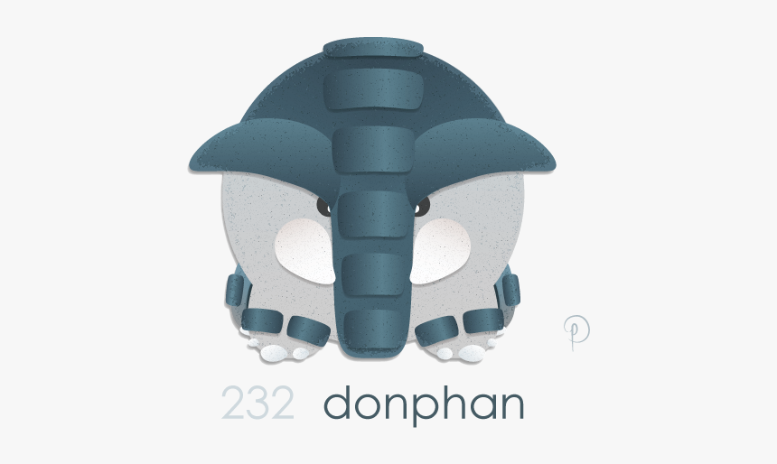 Donphan the Armored Elephant Pokemon And My Choice - Face Mask, HD Png ...