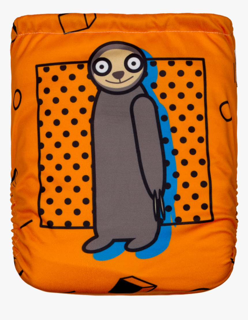 Idle Sloth Back View - Bag, HD Png Download , Transparent Png Image ...