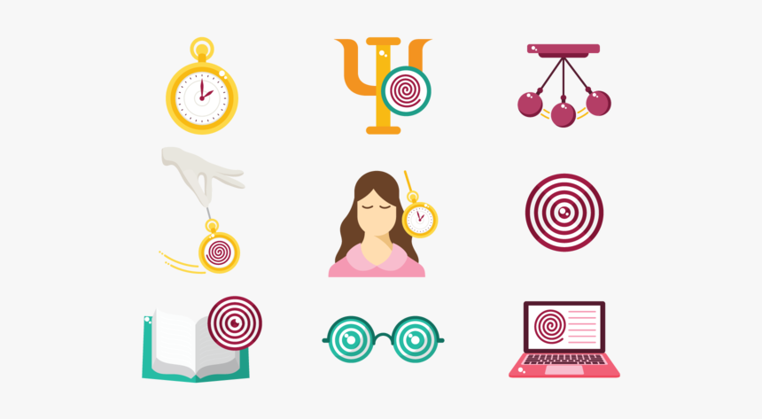 Hypnosis Icons Vector - Hypnosis Icons, HD Png Download , Transparent ...