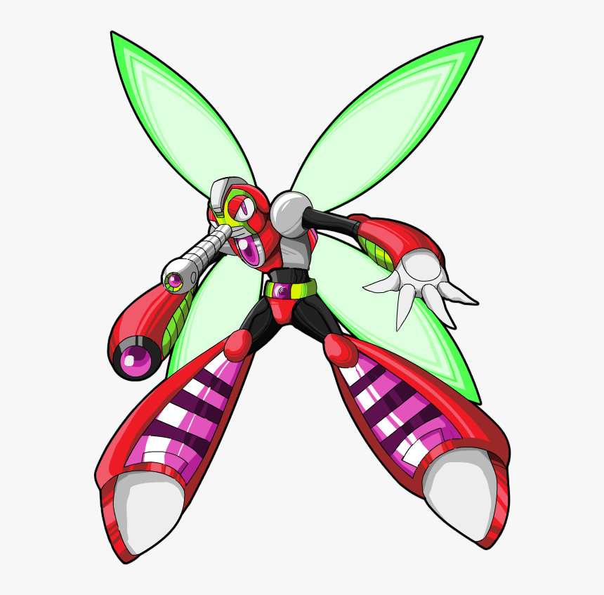 Megaman X Corrupted Neurohack Mosquito, HD Png Download , Transparent ...