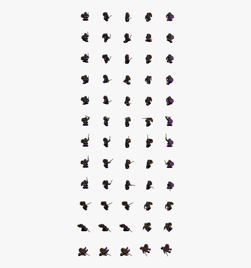 Top Down Shooter Sprite Sheet