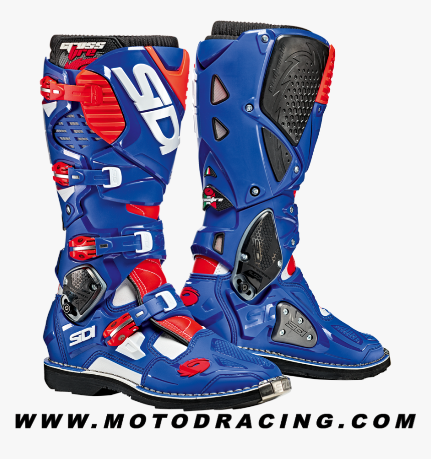 Sidi Crossfire 3 Ta Boots White / Blue / Flo Red - Sidi Crossfire 3 Red ...