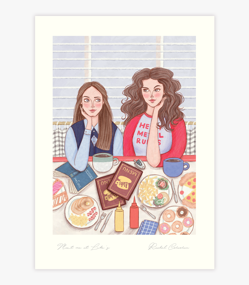 Gilmore - Gilmore Girls Art Print, HD Png Download , Transparent Png ...