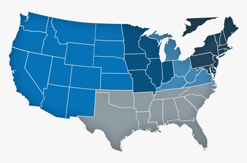 Us Map Transparent Background, HD Png Download , Transparent Png Image ...