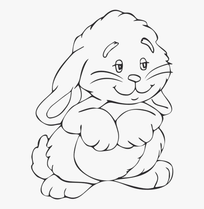 Easter Printable Clipart Outline Images Of Bunny Hd Png Download Easter Printable Clipart Outline Images Of Bunny Hd Png Download
