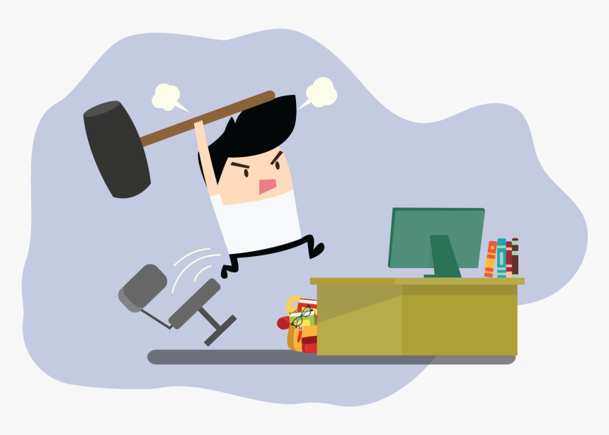 Frustration Of Project , Transparent Cartoons - Facebook Frustration ...