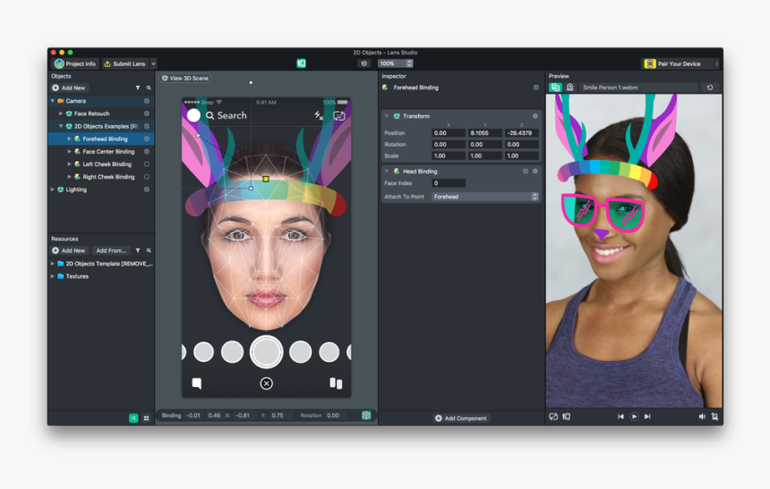 Lens Studio, HD Png Download , Transparent Png Image - PNGitem