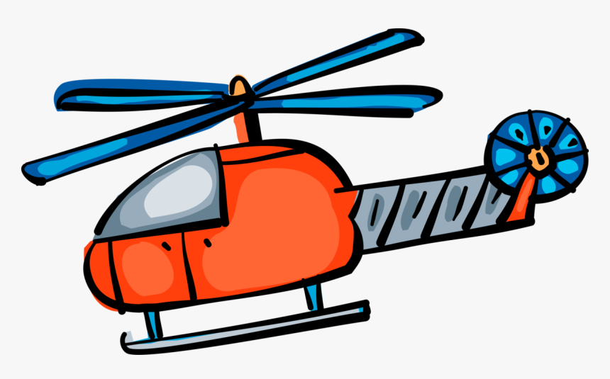 Vector Illustration Of Helicopter Rotorcraft Applies - Helicopter Rotor ...