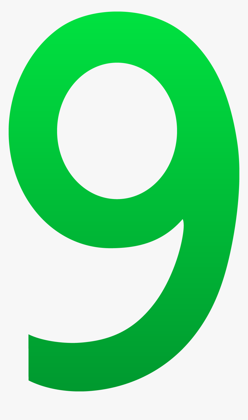 Numbers Clipart Green - 9 Clipart, HD Png Download , Transparent Png ...