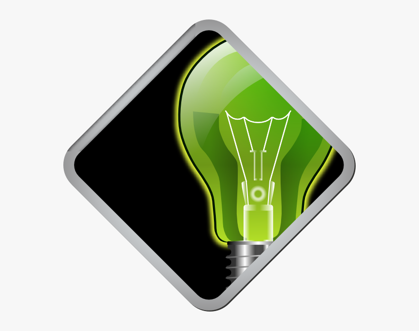 Light Bulb Icon - Clip Art, HD Png Download , Transparent Png Image ...