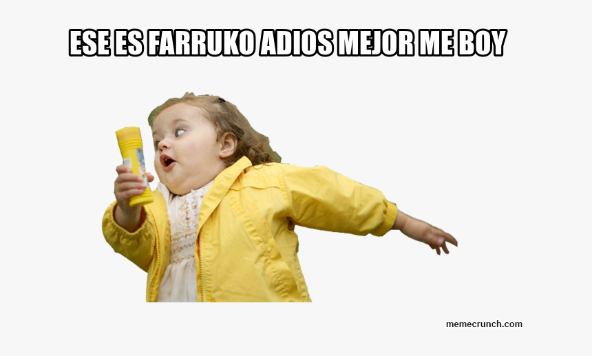 Ese Es Farruko Adios Mejor Me Boy - Rushing Meme, HD Png Download ...