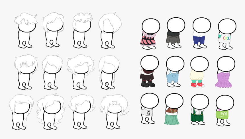 Homestuck Sprite Bases - Homestuck Sprite Clothes Base Transparent, HD ...