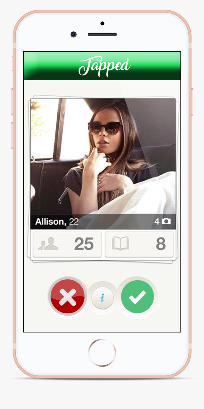 S Tapped Wiki - Tinder, HD Png Download , Transparent Png Image - PNGitem