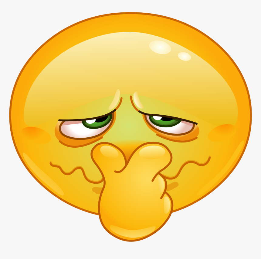 Plugging Nose Emoji 130 Decal - Stink Emoji, HD Png Download ...