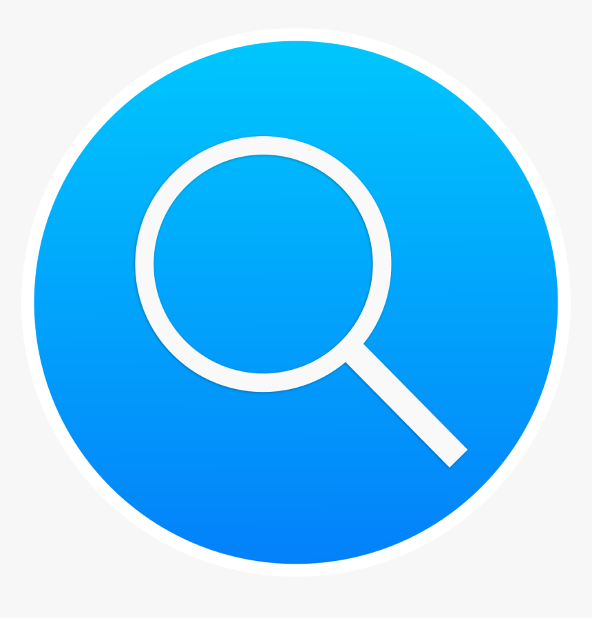 Magnifying Glass Round Icon, HD Png Download , Transparent Png Image ...