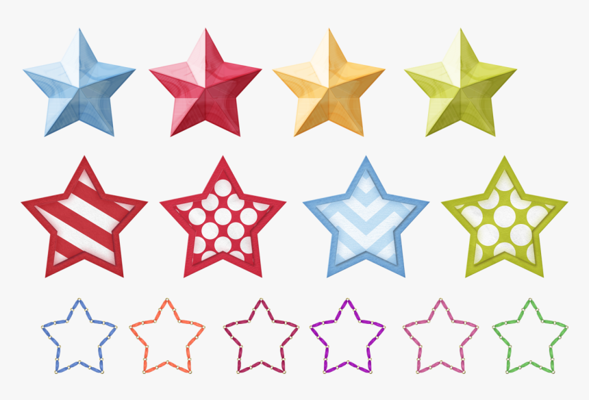 Stars Png - 3 Stars Drawing Colorful, Transparent Png , Transparent Png ...