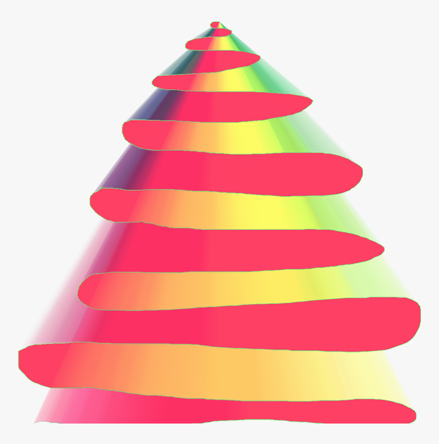 Rainbow Ribbon - Christmas Tree, HD Png Download , Transparent Png ...