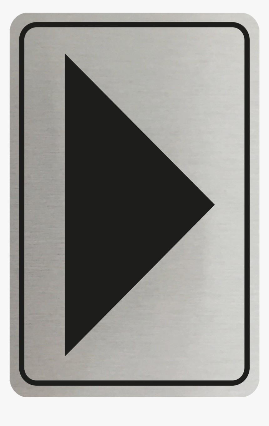 Large Arrow Door Sign - Triangle, HD Png Download , Transparent Png ...