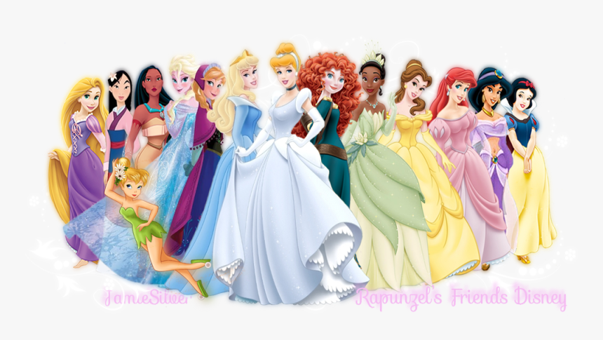 Disney Princesses No Background, HD Png Download , Transparent Png ...