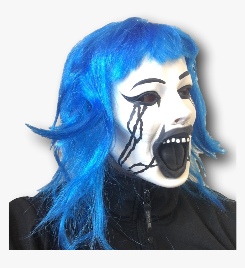 Blue Hair Girl Scary, HD Png Download , Transparent Png Image - PNGitem
