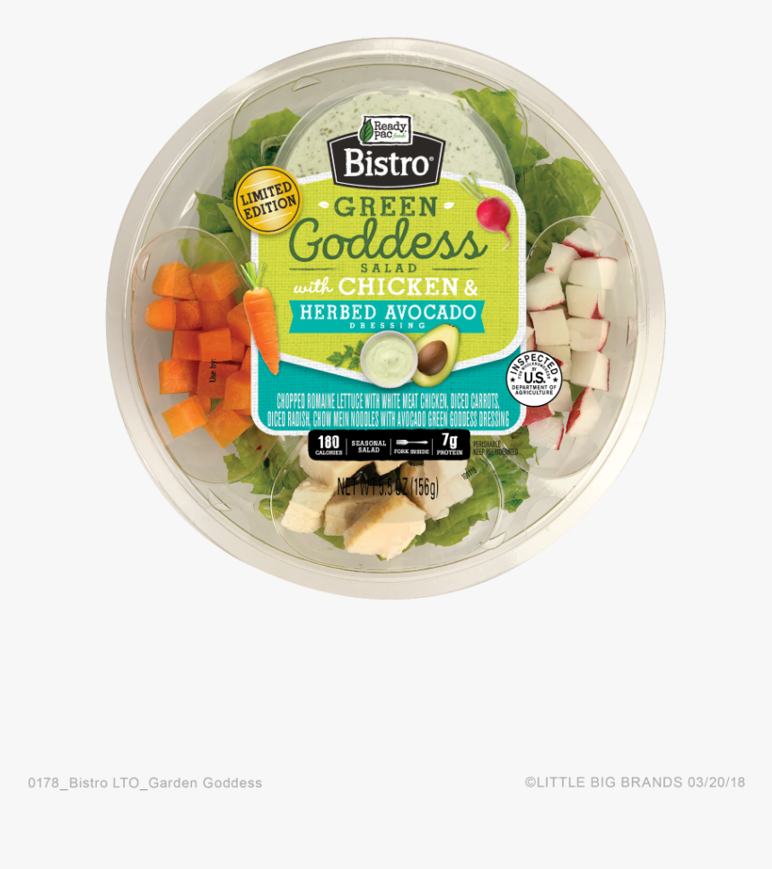 Ready Pac Foods Bistro Green Goddess Salad, HD Png Download ...