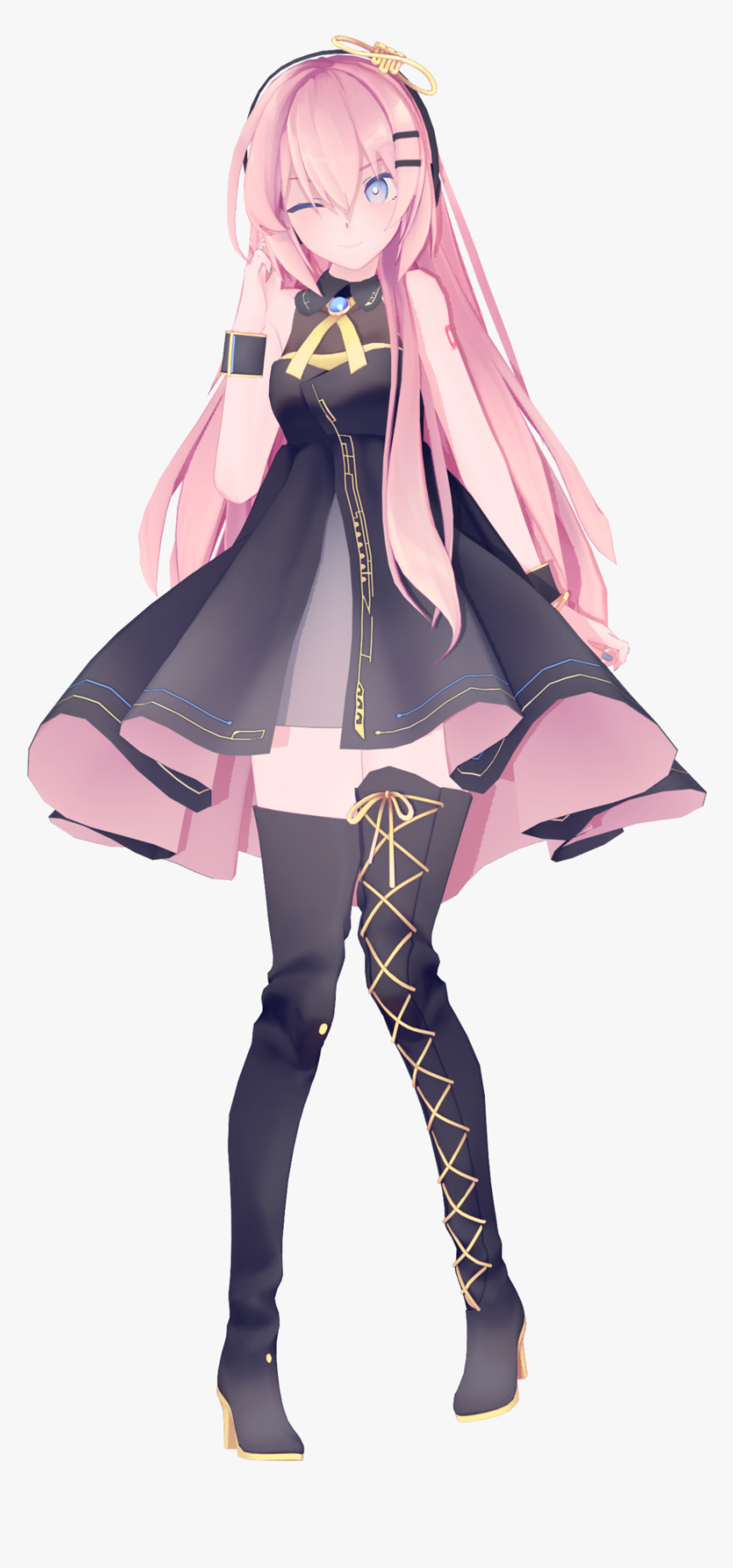 Luka Megurine By Sour - Megurine Luka Mmd, HD Png Download ...