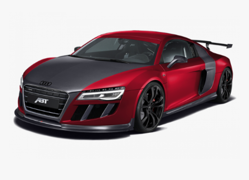 Red Audi - Audi R8 Abt Gtr, HD Png Download , Transparent Png Image ...