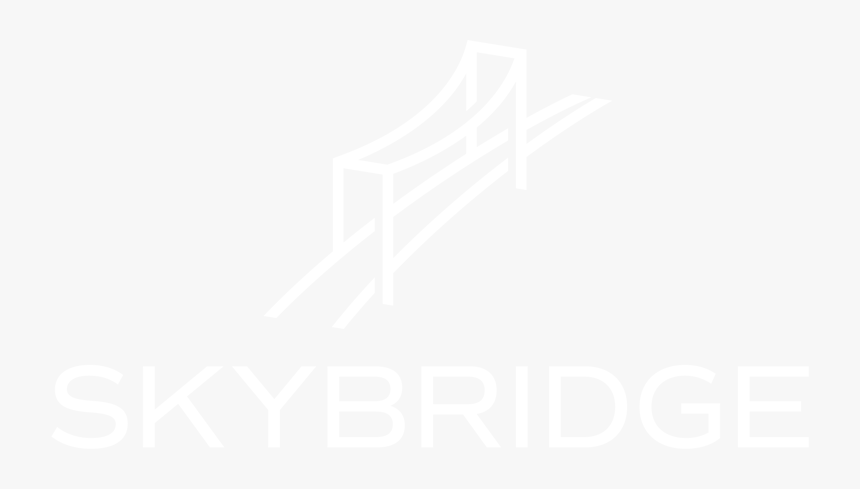 Skybridge Logo Vertical White - Graphic Design, HD Png Download ...