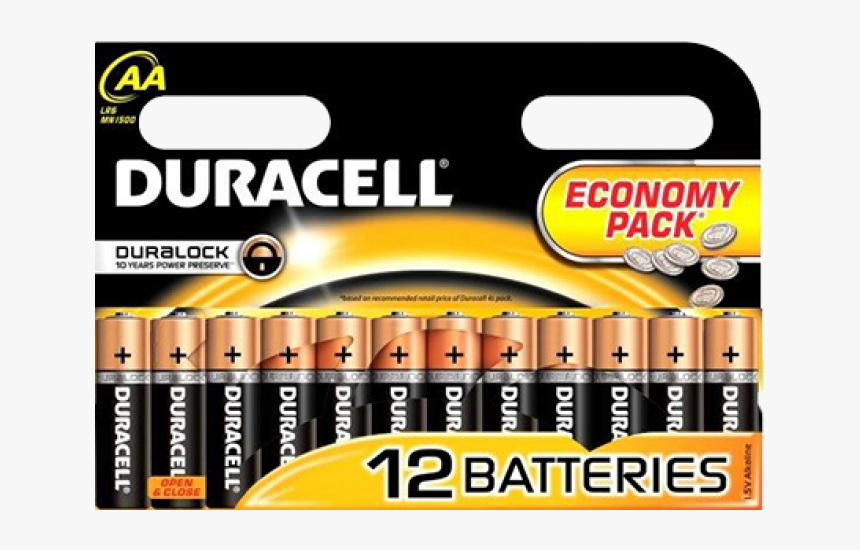 Duracell Pack Of 12, HD Png Download , Transparent Png Image - PNGitem