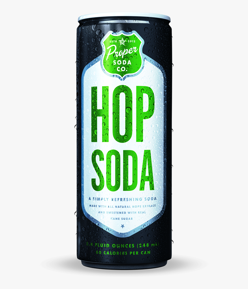 Hop Soda Proper Soda - Caffeinated Drink, HD Png Download , Transparent ...