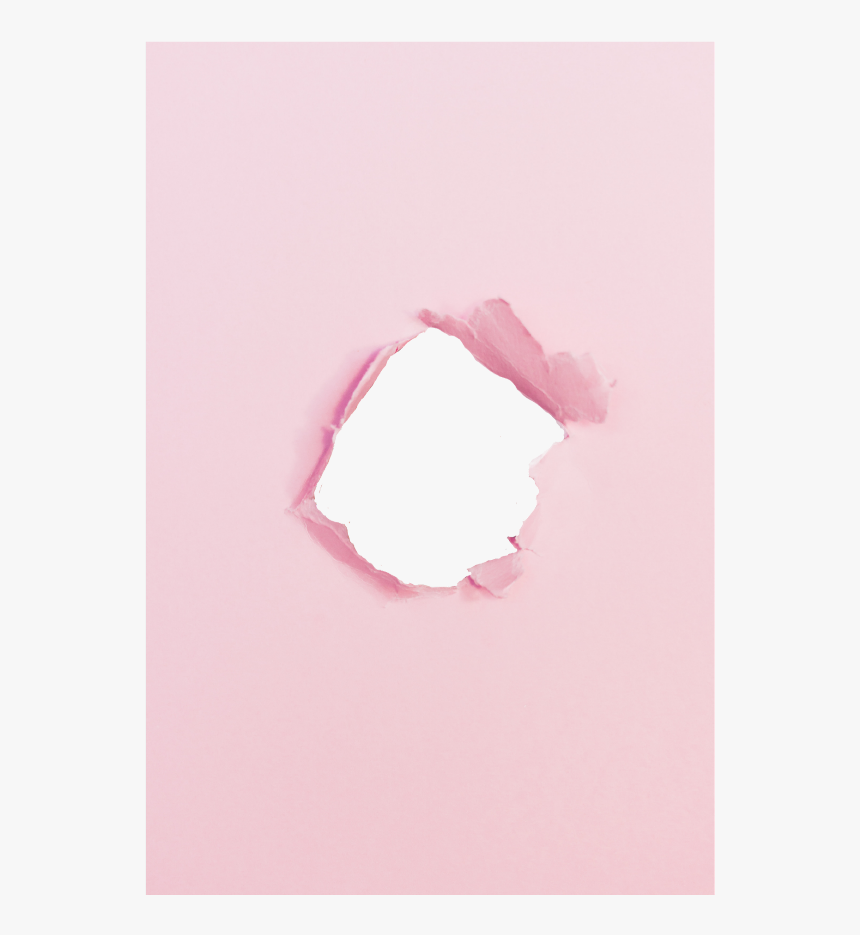 Transparent Ripped Paper Hole Png - Pink Hole Paper Png, Png Download ...