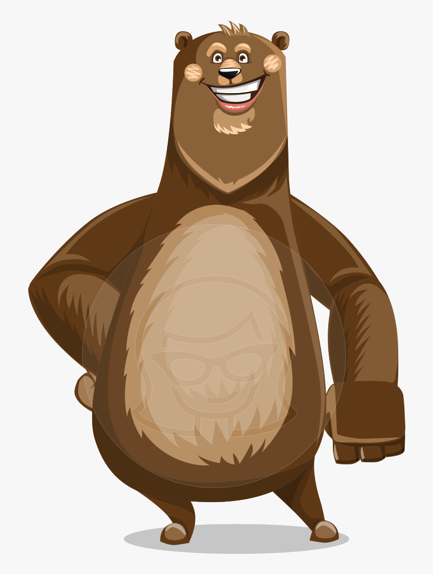 Bear Vector Png - Bear Cartoon Characters Png, Transparent Png ...