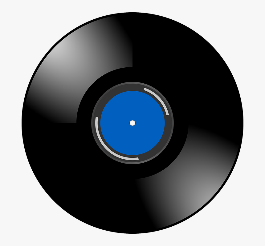 Vinyl, Record, Sound, Music, Retro, Blue, Shiny - Blue Record, HD Png ...