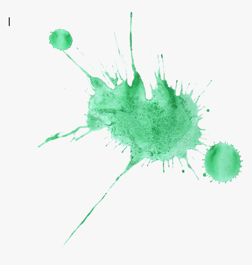 Green Watercolor Splash Png, Transparent Png , Transparent Png Image ...